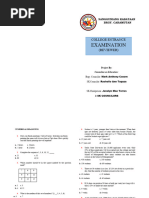 Scholarship Exam Reviewer | PDF