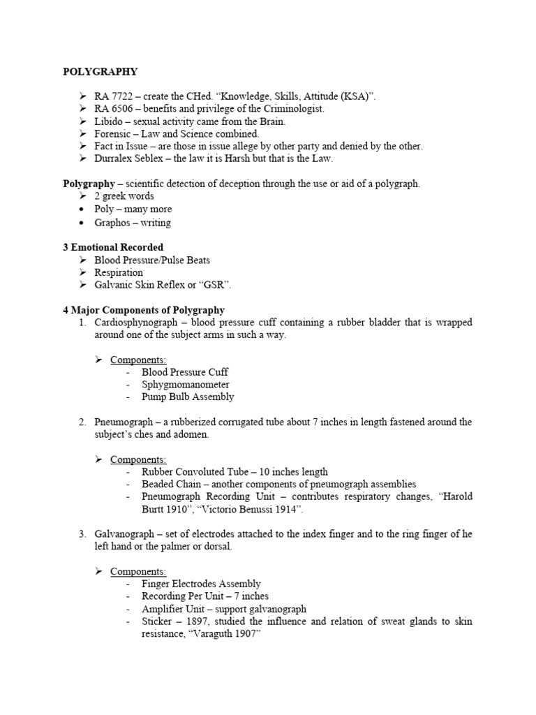 Polygraphy Pdf Polygraph