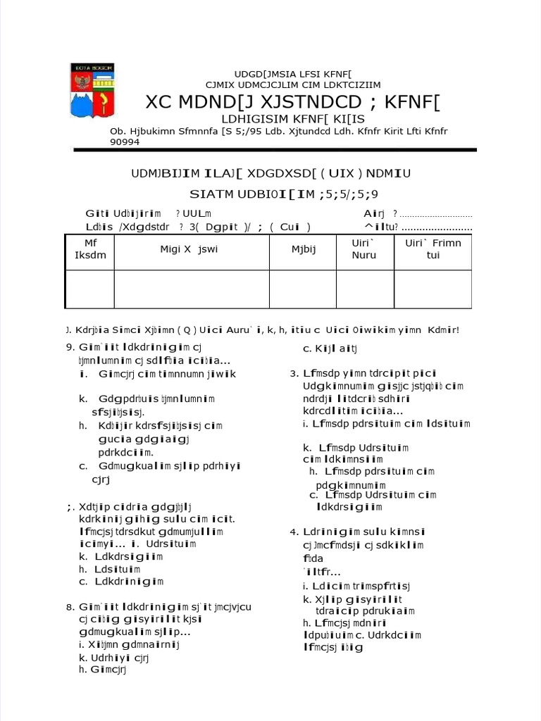 PDF Soal Pas PPKN Kelas 4 Semester 2 - Compress | PDF | Law