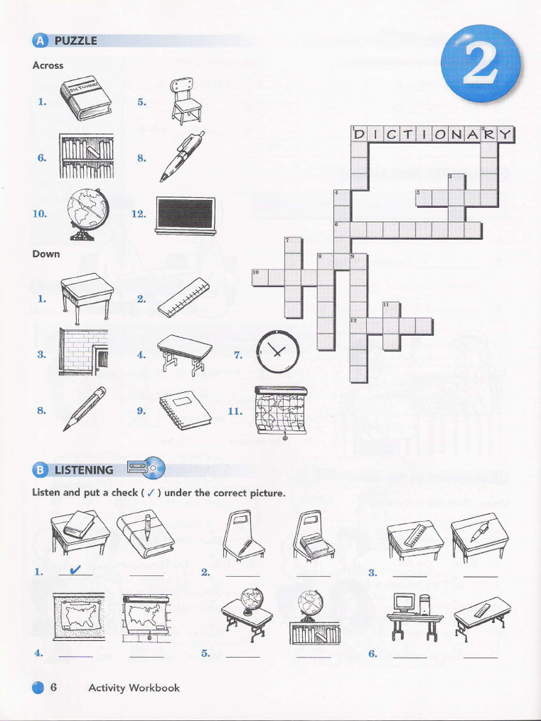 Side by Side 1 Activity Workbook-9-15 | PDF