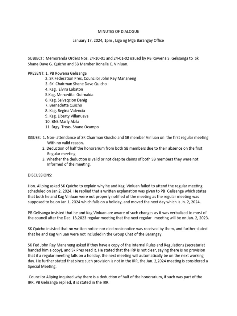 Loudes Proper Dialogue | PDF