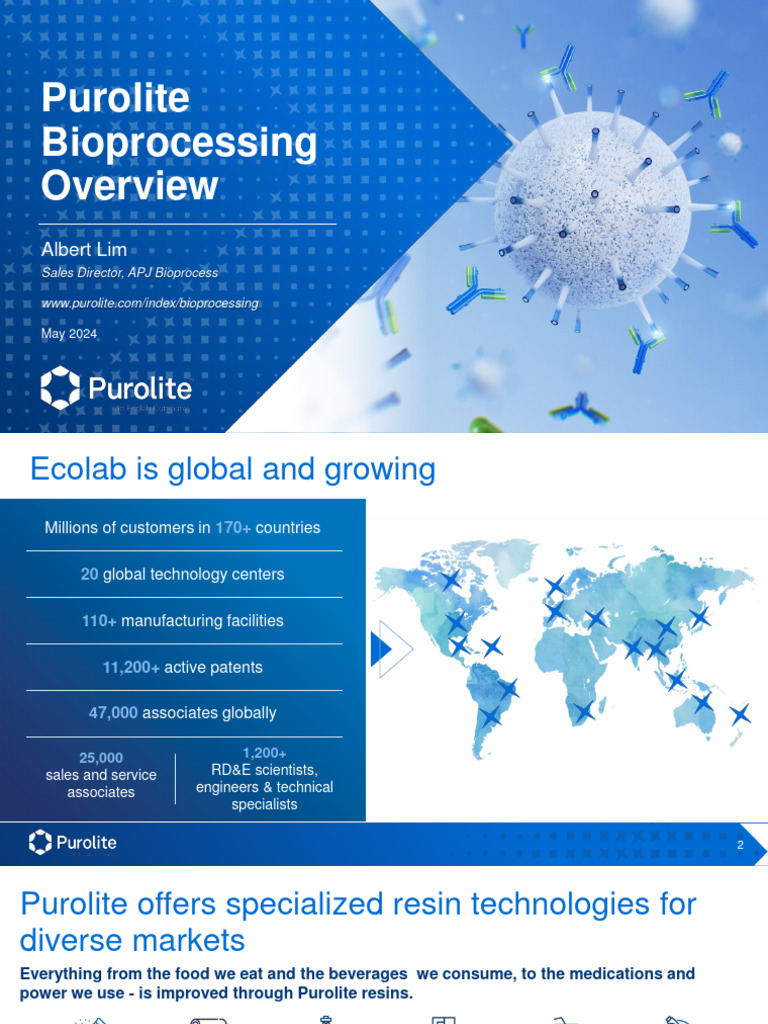 2024 05 - Purolite BP Overview | PDF | Protein Purification | Chemistry