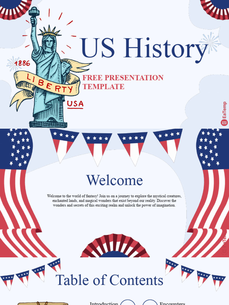 US History PowerPoint Template by EaTemp | PDF | Magician (Fantasy ...