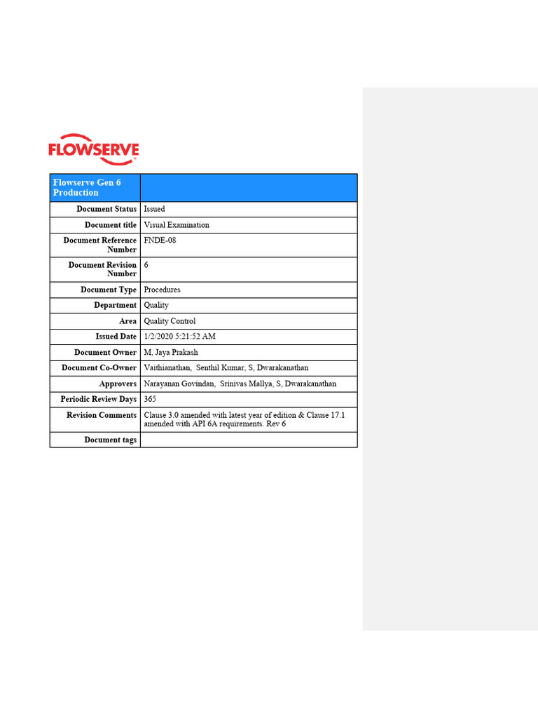 Visual Examination | PDF | Nondestructive Testing | Welding
