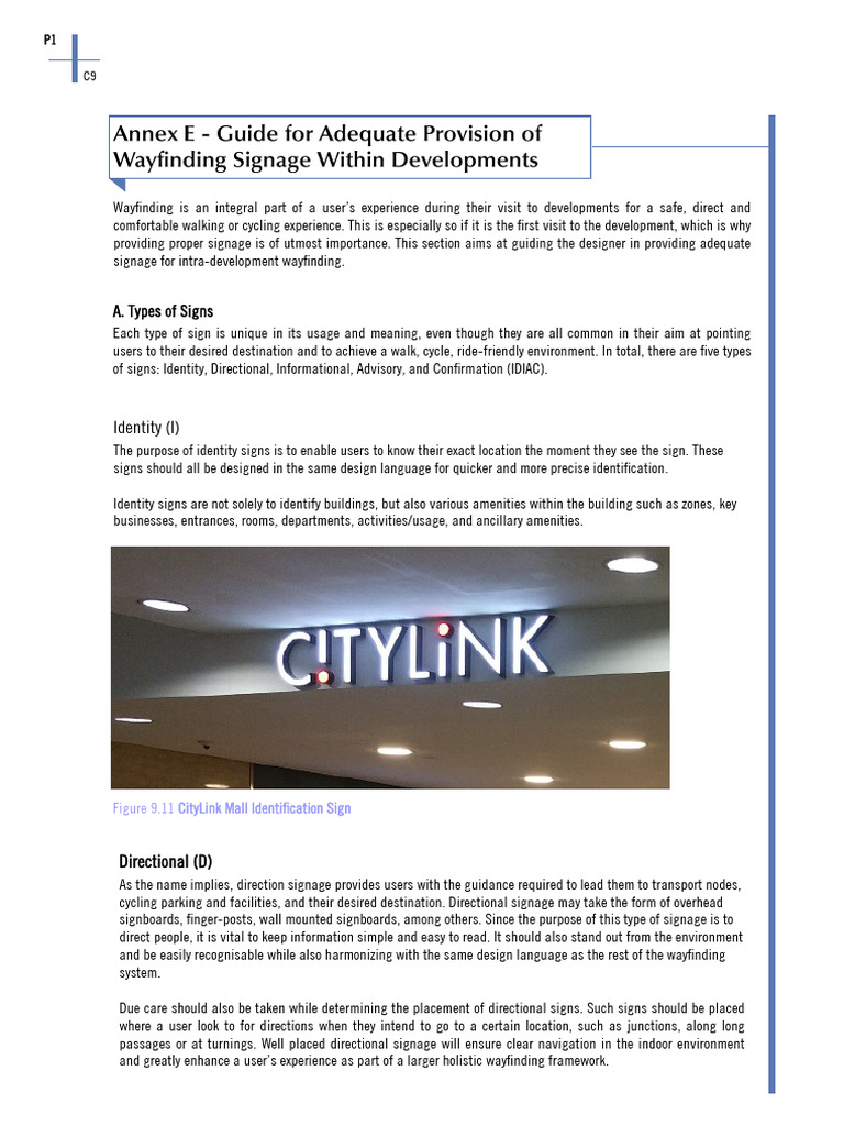 Guide For Wayfinding Signage | PDF | Decision Making
