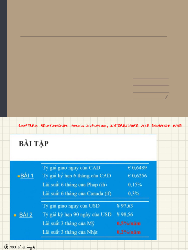 Chương 8 - PPP, IRP, UCA | PDF | Trade | Money
