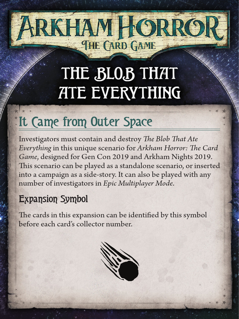 The Blob That Ate Everything Scenario | PDF