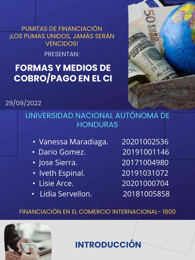 Pumas de Financiacion - Presentacion Formas y Medios de Pago Del ... Pumas de Financiacion - Presentacion Formas y Medios de Pago Del ...