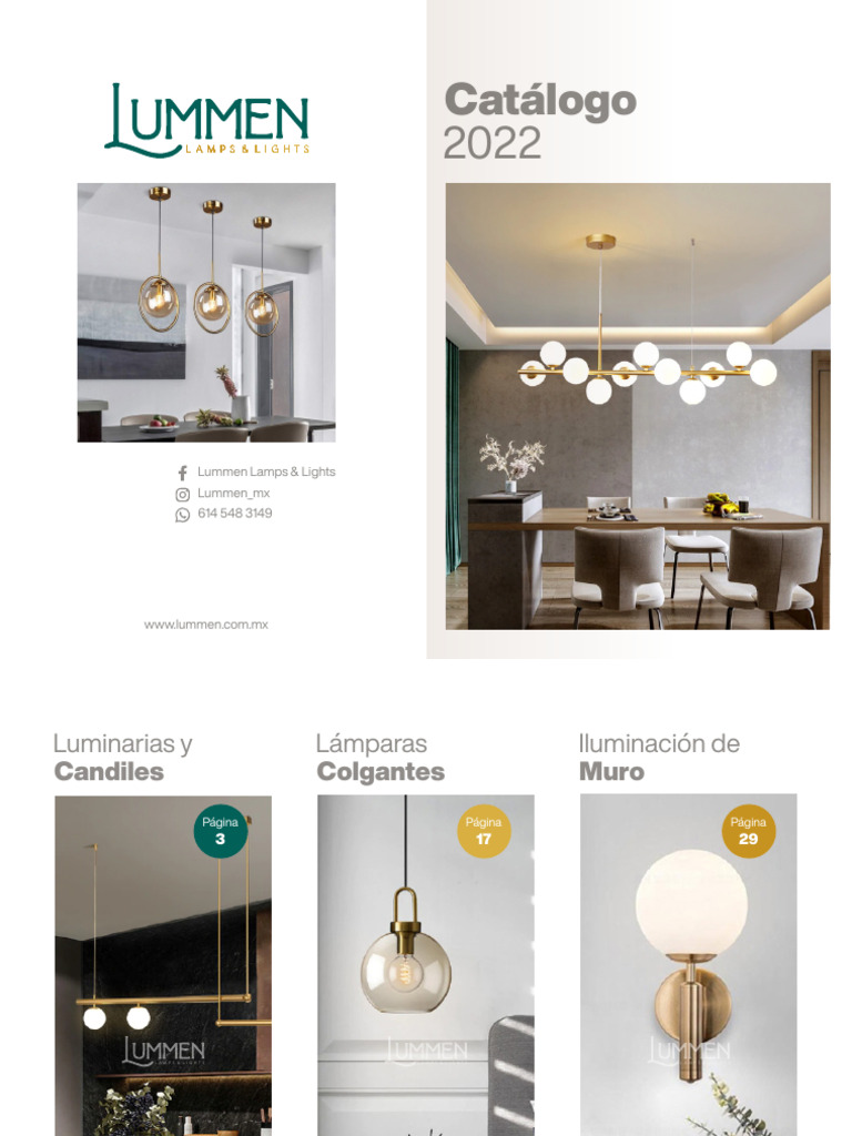 Catalogo Lummen 2022-1 | PDF | Materiales | Materiales de construcción