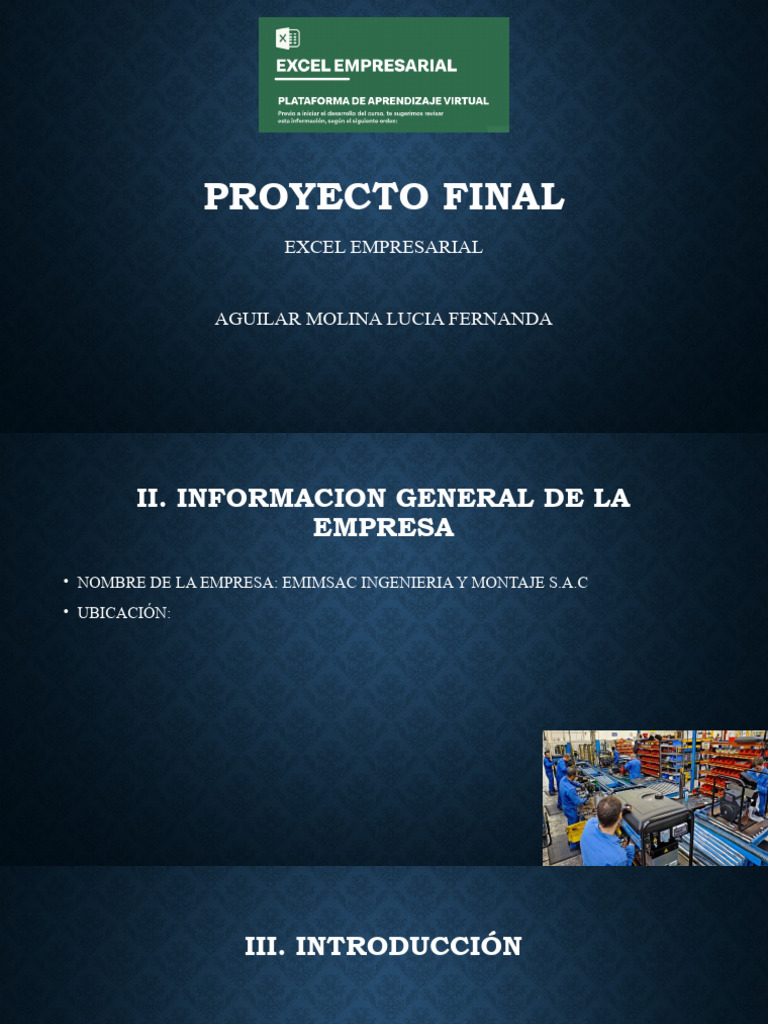 Proyecto Final Excel | PDF | Química Física | Fenómenos científicos
