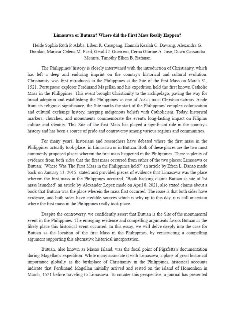 Hist Position Paper | PDF