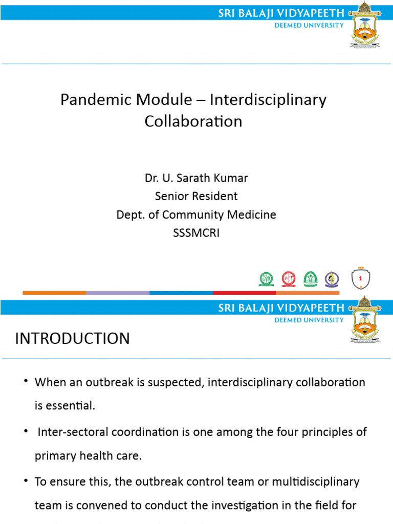 Pandemic Module - Interdisciplinary Collaboration | PDF | Health Care ...