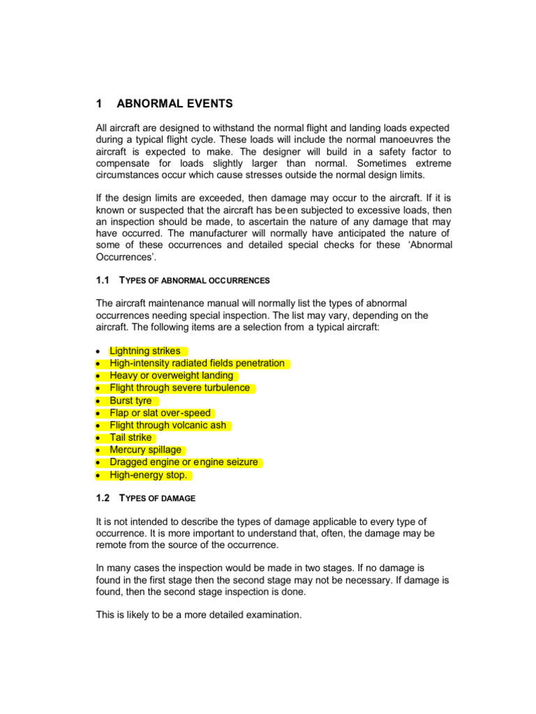 Abnormal Events PDF | PDF