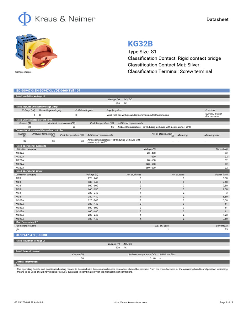 KG32B en | Download Free PDF | Fuse (Electrical) | Electrical Wiring
