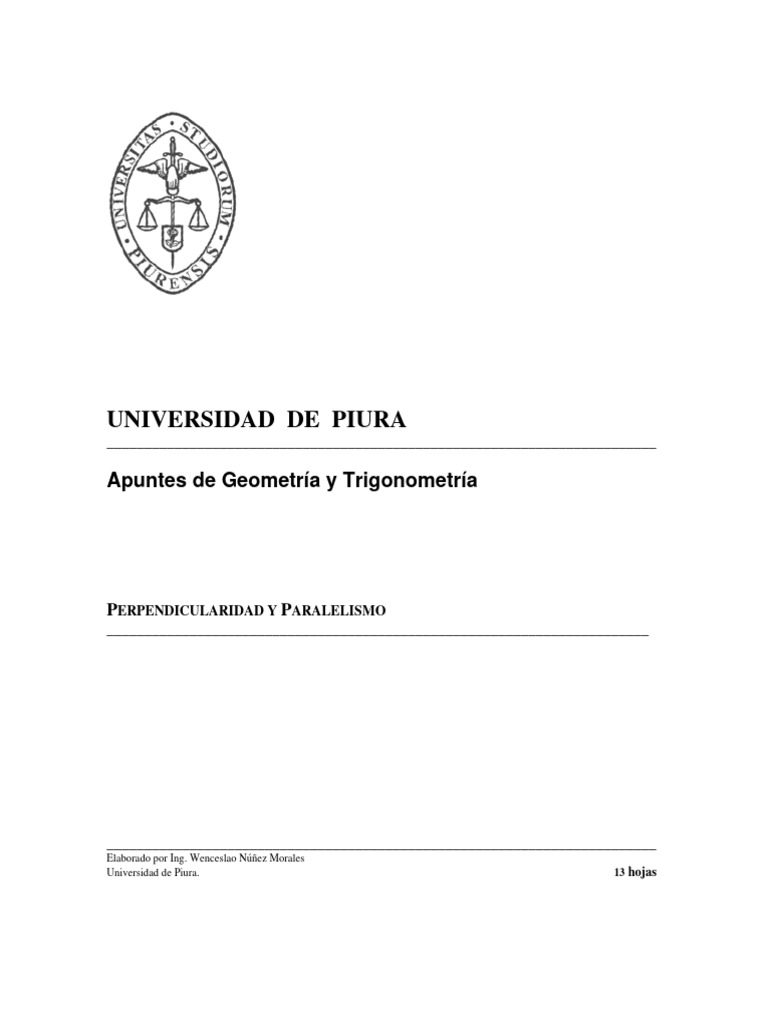 3. PERPENDICULARIDAD Y PARALELISMO_terminado | PDF | Perpendicular | Ángulo