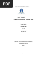 Contoh Proposal PTK UT | PDF | Karier & Perkembangan