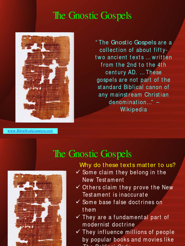 Gnostic Gospels | PDF | Jesus | Bible