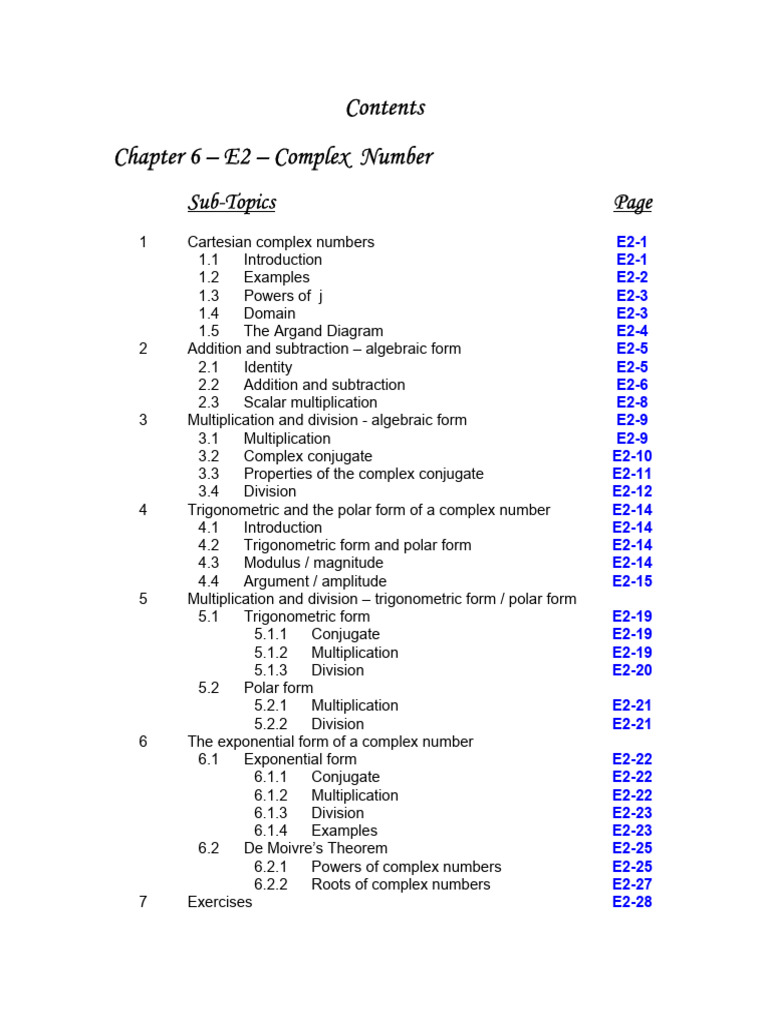 Chapter 5 Complex Numbers | Download Free PDF | Complex Number | Trigonometry