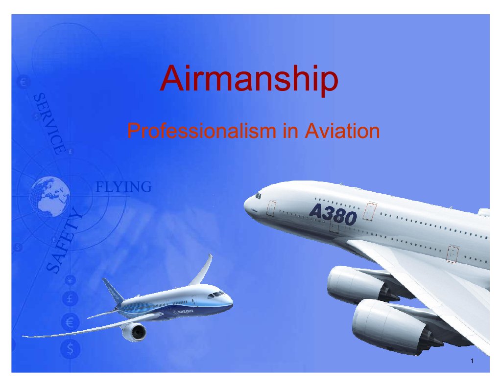 Understanding Airmanship in Aviation | PDF | Situation Awareness | Aviation