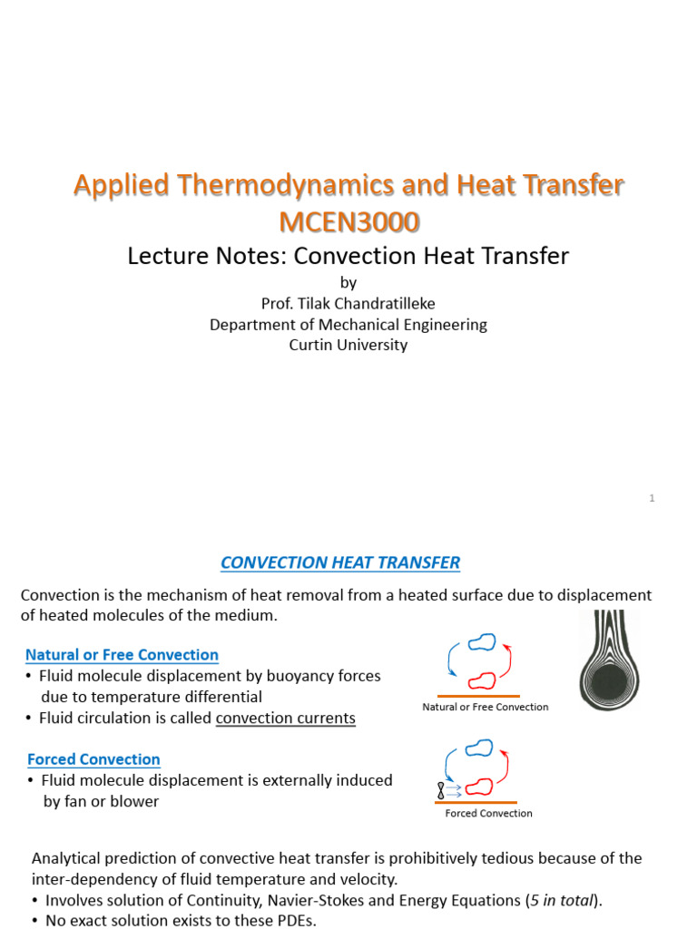 3_Convection_PPT | Download Free PDF | Convection | Heat Transfer