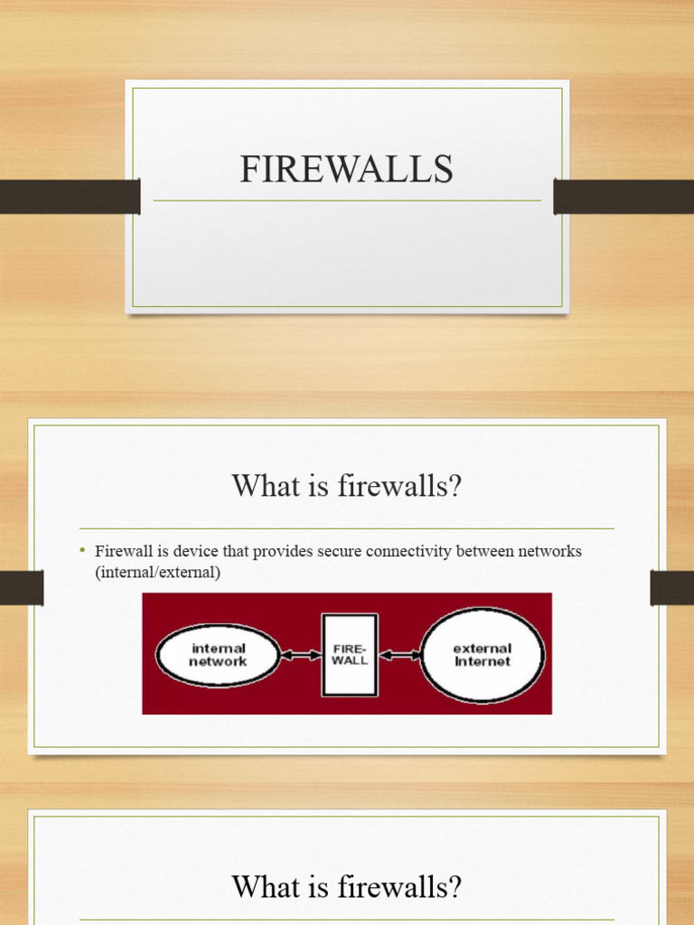 Firewalls | PDF | Firewall (Computing) | Computer Network
