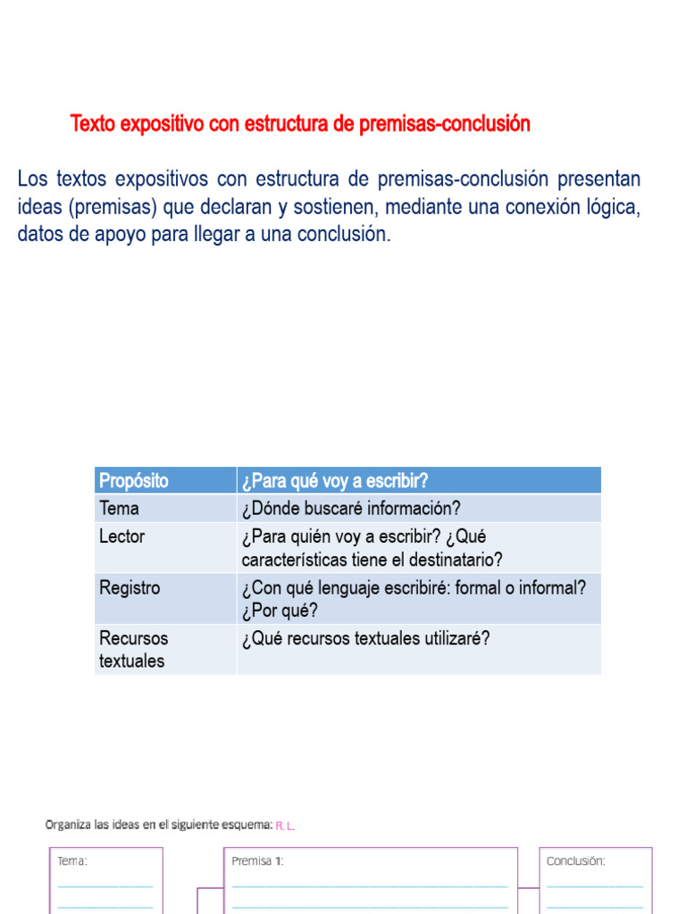 Texto Premisa Conclusión | PDF