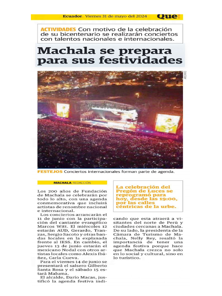 Noticia Machala | PDF
