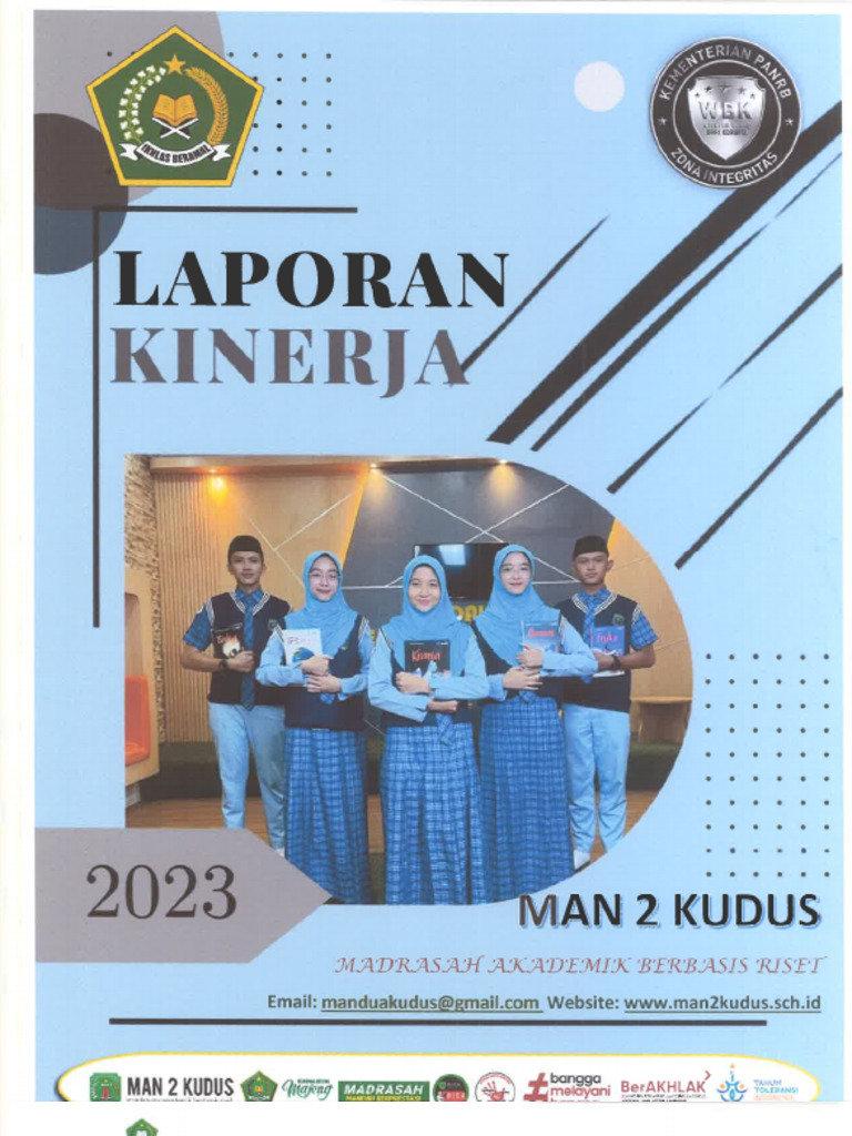 Laporan Kinerja Tahun 2023 Man 2 Kudus | PDF