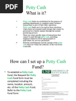 Petty Cash Request Guidelines | PDF | Payments | Cash