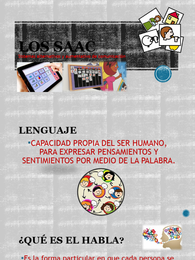 Las SAAC | PDF | Comunicación | Cognición