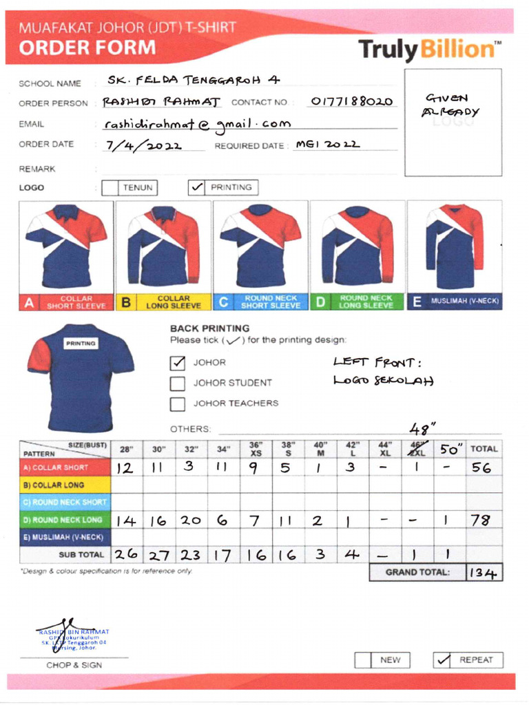 SKT4 - Baju KRMJ | PDF