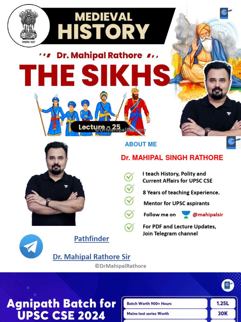 Dr. Mahipal Singh Rathore: History Mentor | PDF | Nāstika | Bhakti Movement