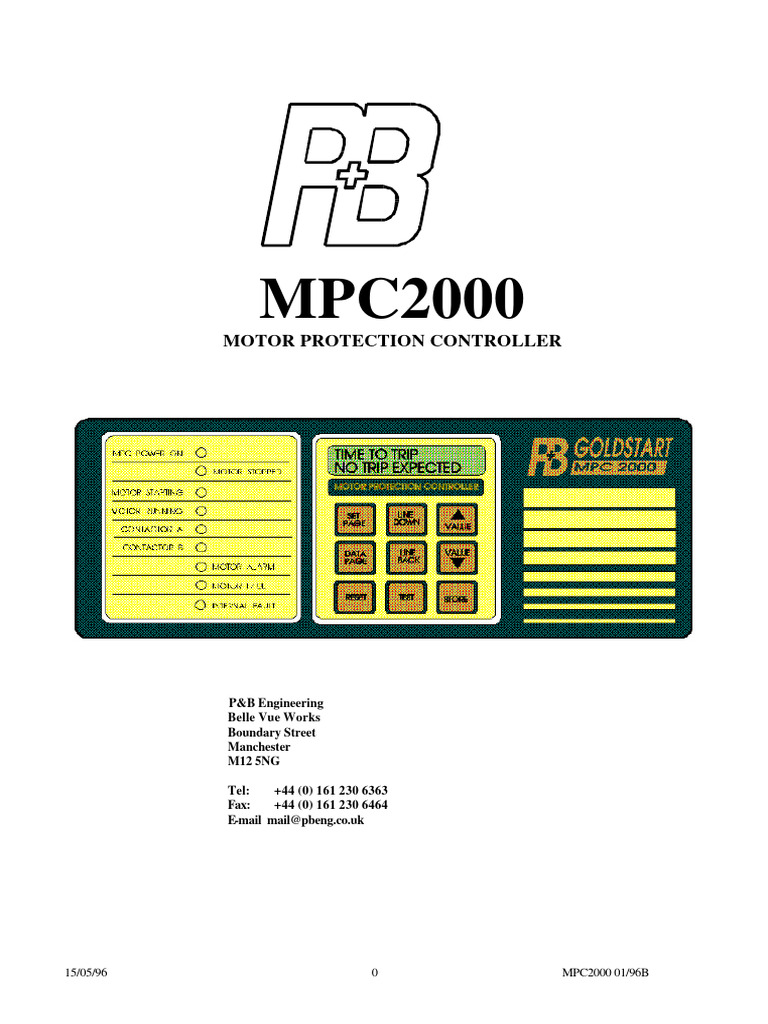 Mpc2000 Issueb Pdf Relay Power Supply