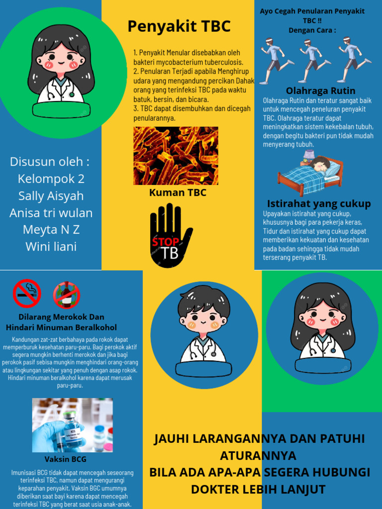 Leaflet Tindakan TBC - Kep Keluarga - Kel2 | PDF