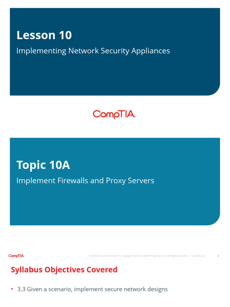 Chapter 10 | PDF | Firewall (Computing) | Proxy Server