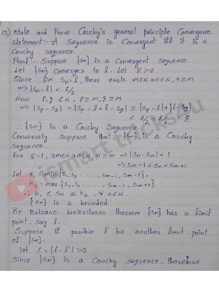 Real Analysis Unit 1,2 | PDF