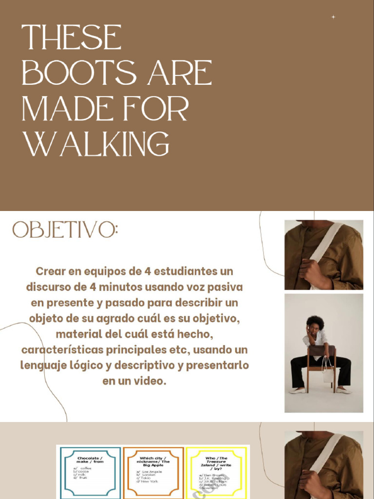 These Boots Are Made For Walking | PDF
