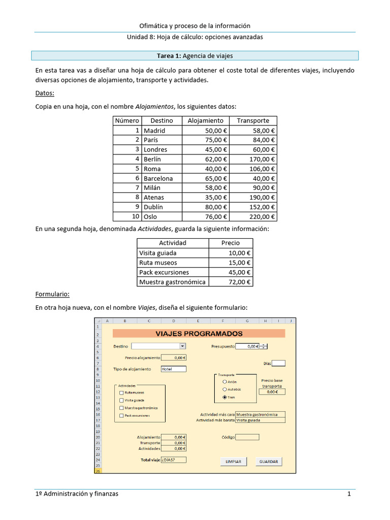 TR8.1-Agencia de Viajes | PDF | Informática