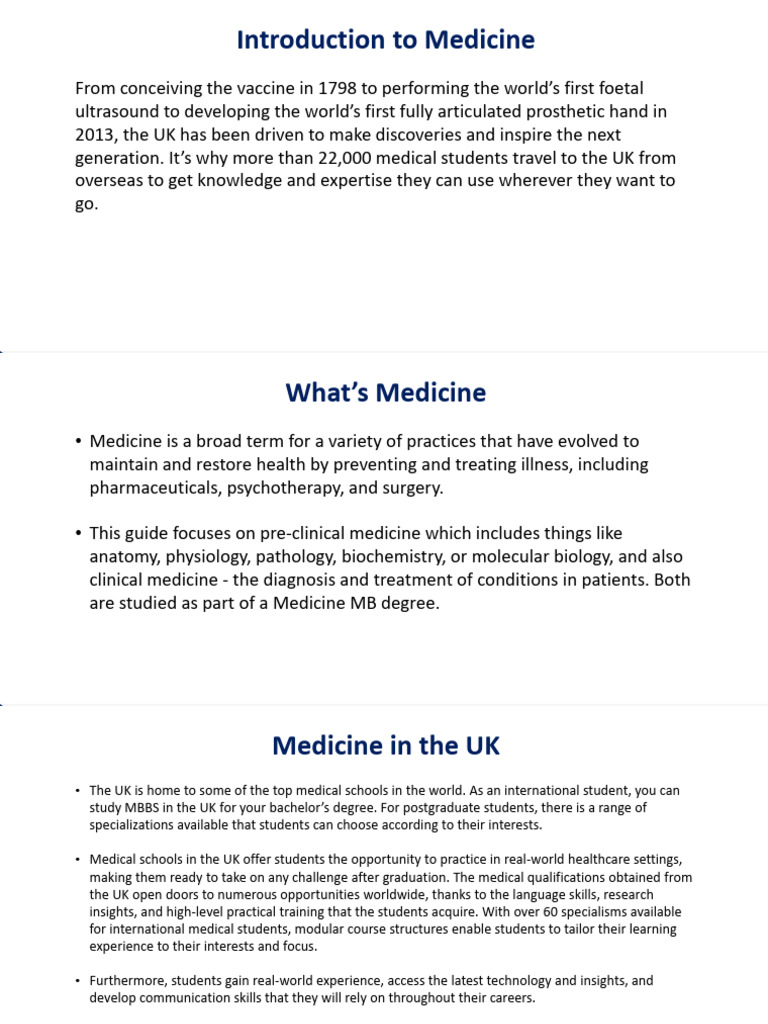 Medicine Guide (MBBS) | PDF | Medical School | Medicine