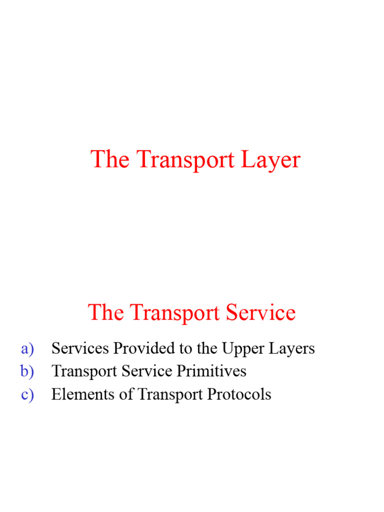 UNIT-III TransportLayer | PDF | Transmission Control Protocol | Computer Network
