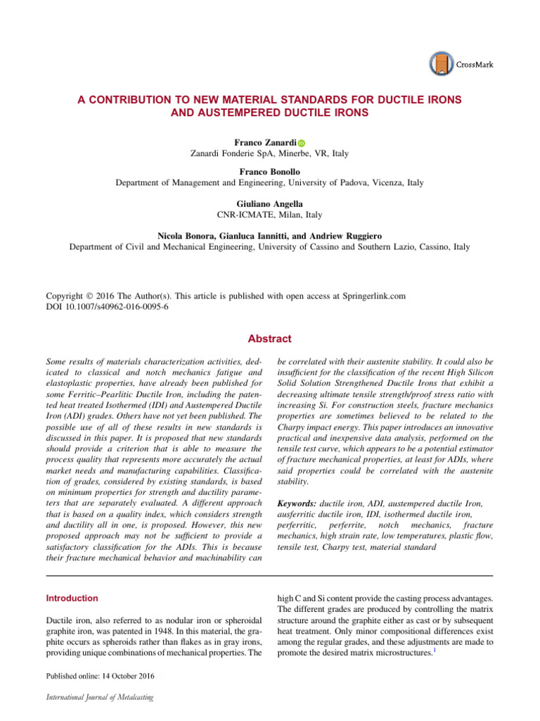 ADI1 | PDF | Fracture | Ductility