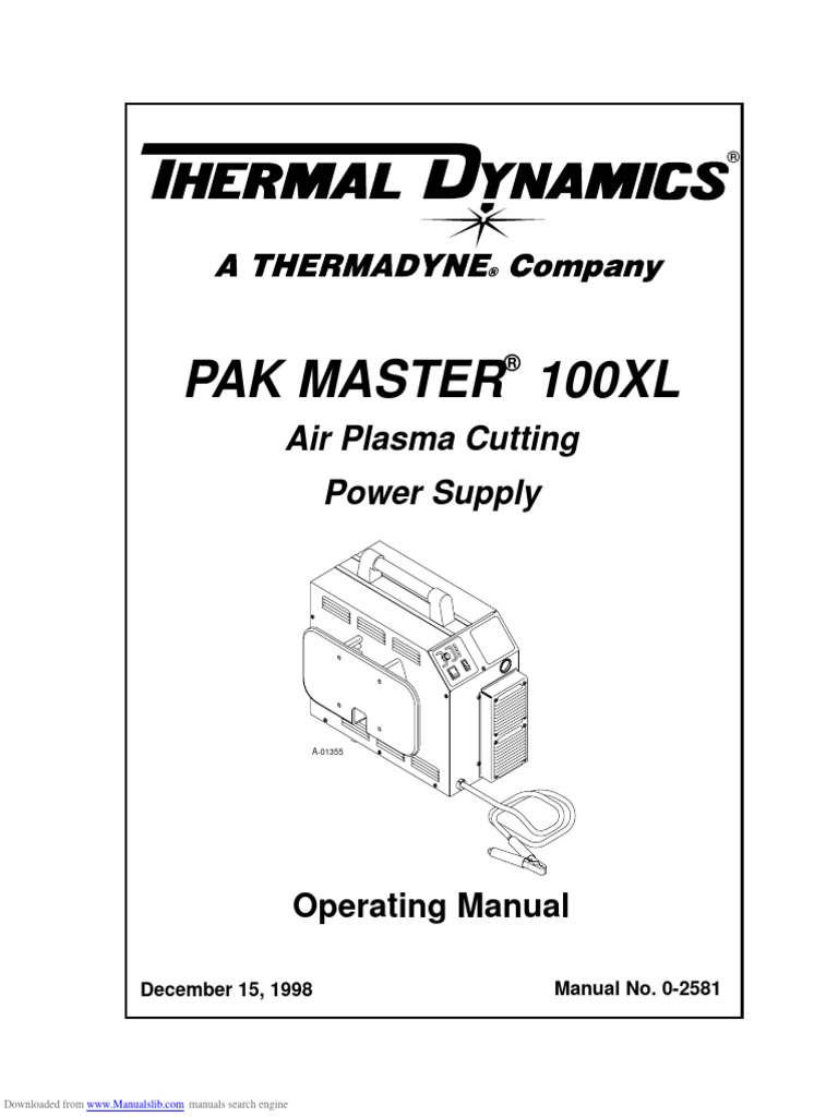 Pak Master 100xl | PDF | Welding | Construction