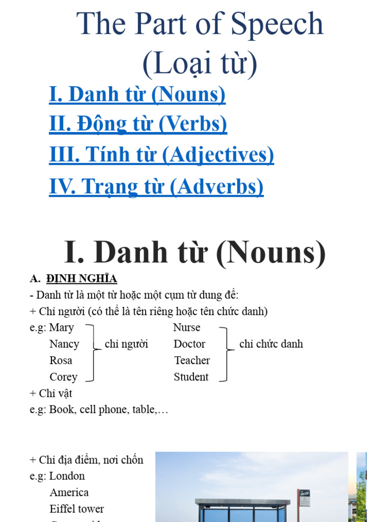 Grammar 01 (Parts of Speech) | PDF