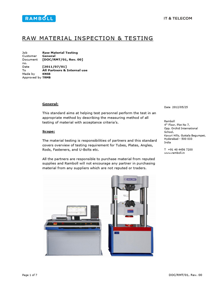 RMT 01 | PDF | Ultimate Tensile Strength | Fracture