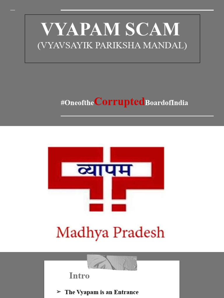 Vyapam Main | Download Free PDF | Politics Of India