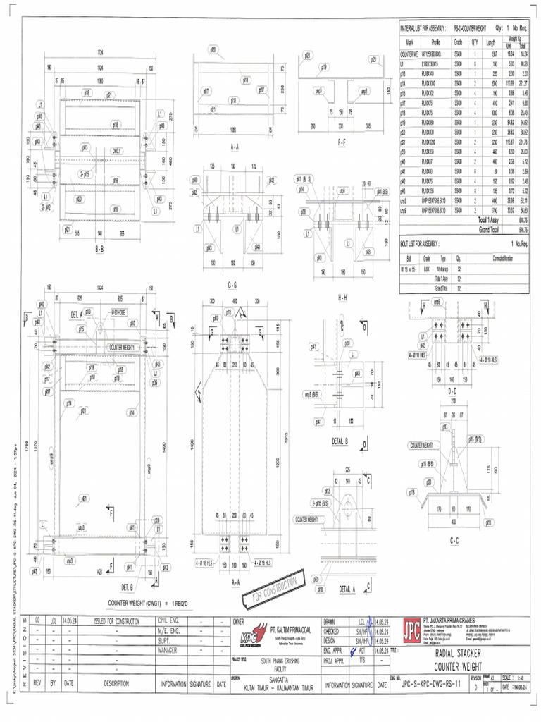 JPC-S-KPC-DWG-RS-11 - RADIAL STACKER - RADIAL STACKER COUNTER WEIGHT ...