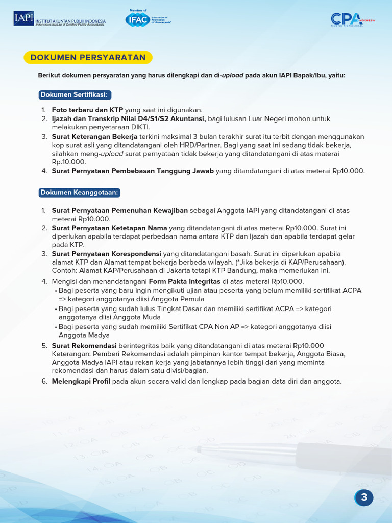 PANDUAN UPAP IAPI Di TC | PDF