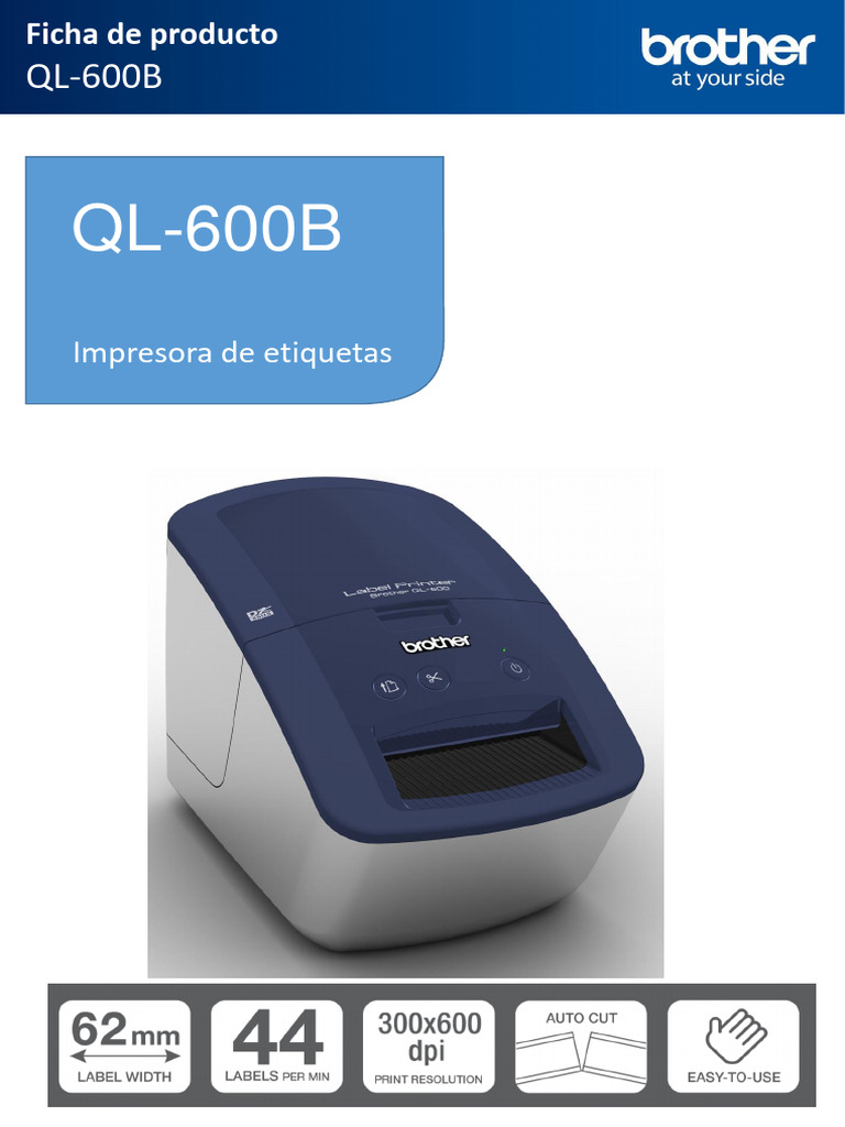 Brother QL 600b | PDF | Microsoft Windows | USB