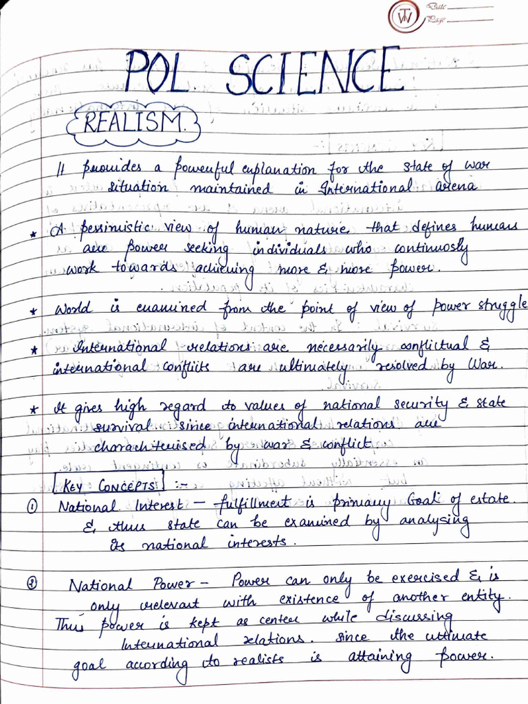 Nandani POL SCI Unit 1 | PDF