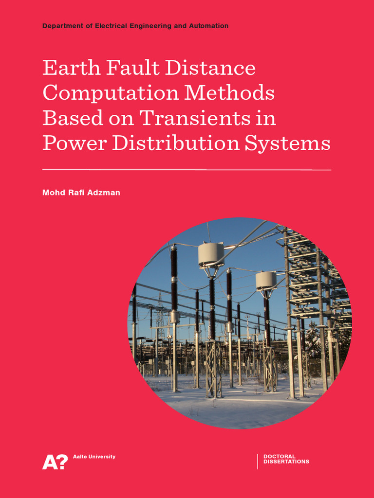 Earth Fault Distance Computation Methods | PDF | Applied Mathematics | Signal Processing